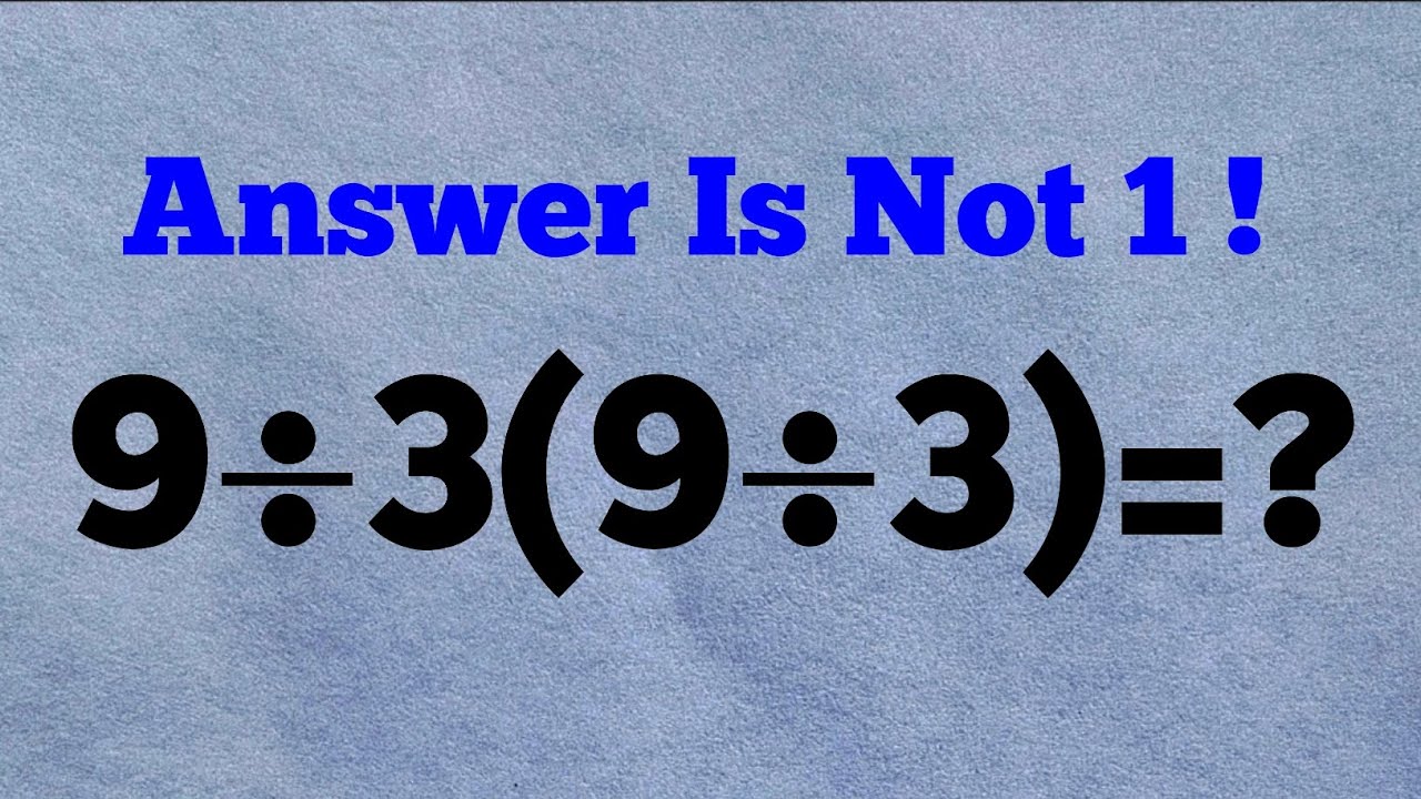 Germany | Only 1% Can Solve This Math Problem! - YouTube
