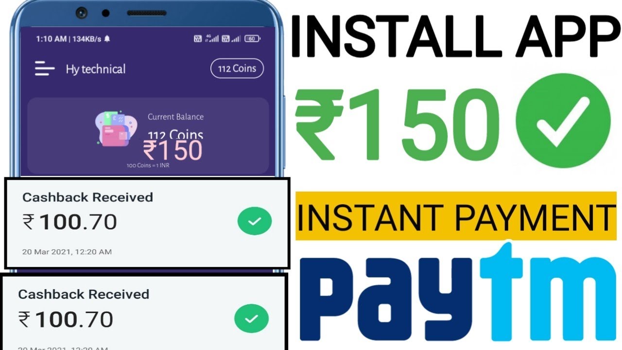 2021 New Earning App 🔴 Install App (₹150 Free Paytm cash - YouTube