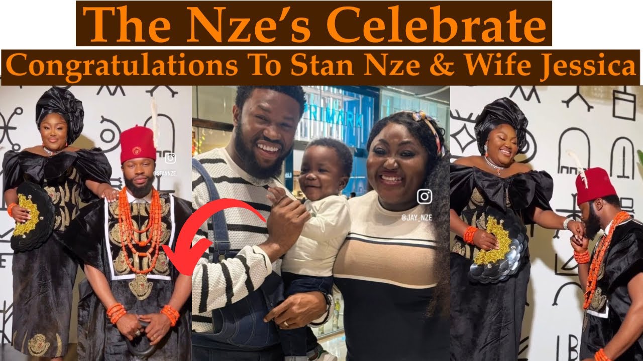 Stan Nze & Wife, Jessica Obasi Celebrate 3 Years Wedding Anniversary ...