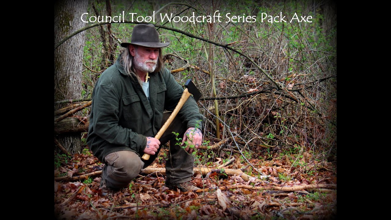 NEW Council Tool Woodcraft Pack Axe - YouTube