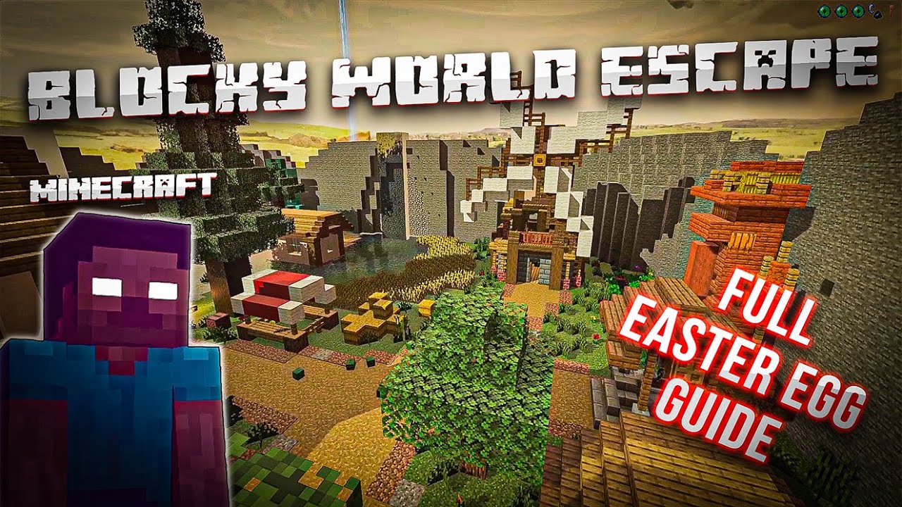 BLOCKY WORLD ESCAPE | Full Easter Egg Guide | Black Ops 3 - YouTube