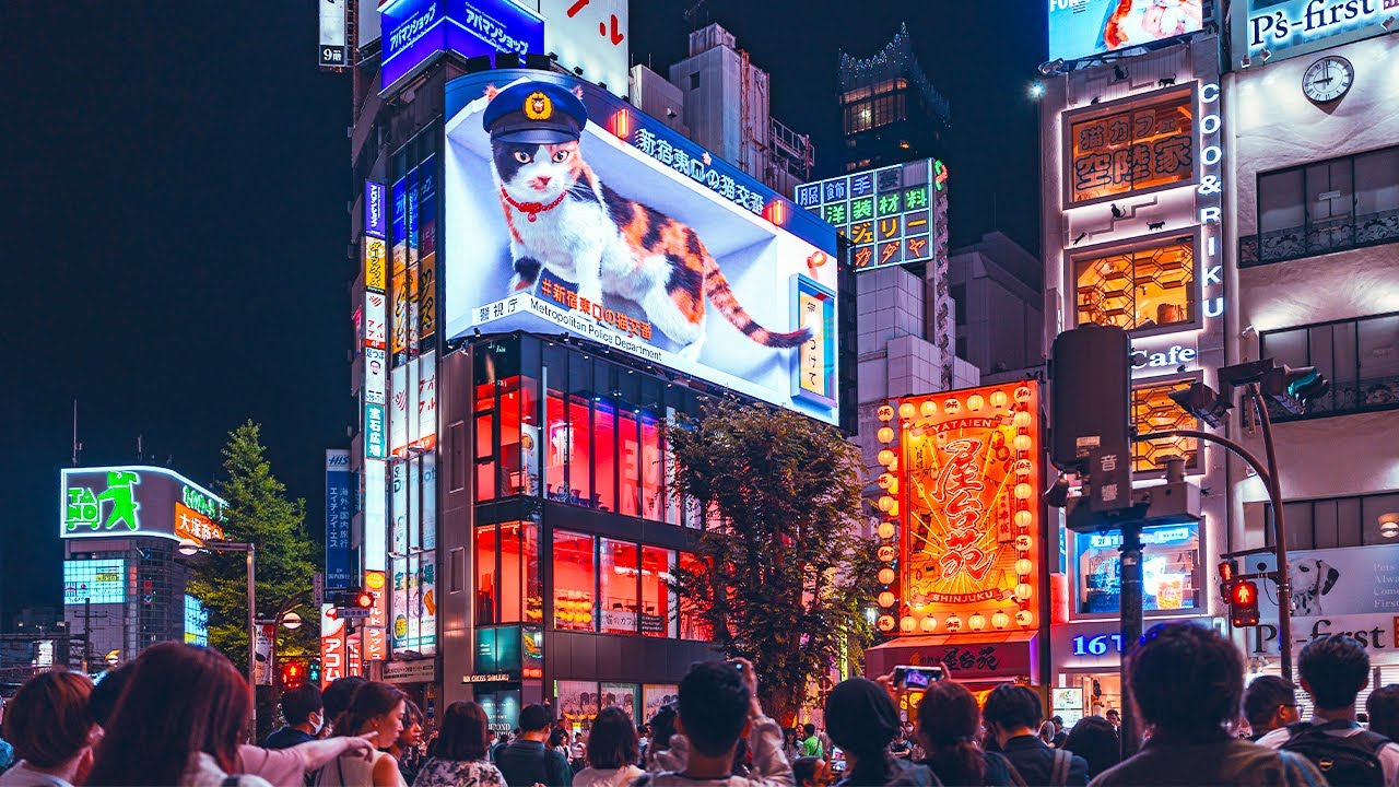 Japan Night Walk In Shinjuku | Tokyo, Japan | 4K Walking Tour Binaural ...