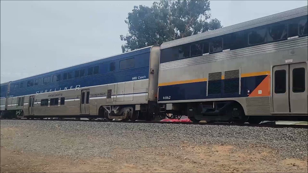 Amtrak Pacific Surfliner train 777 in Lucadiea in Push/Pull Feat SC 44 ...