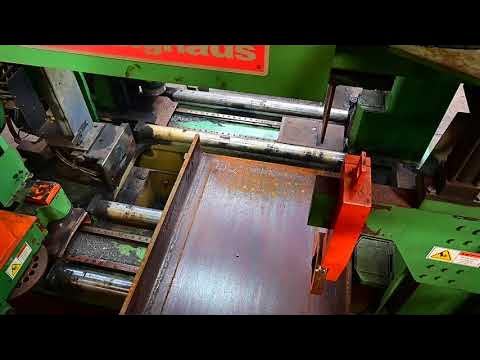 Peddinghaus ABCM-1250 3-Torch CNC Profile Oxy Fuel Coping Machine - YouTube
