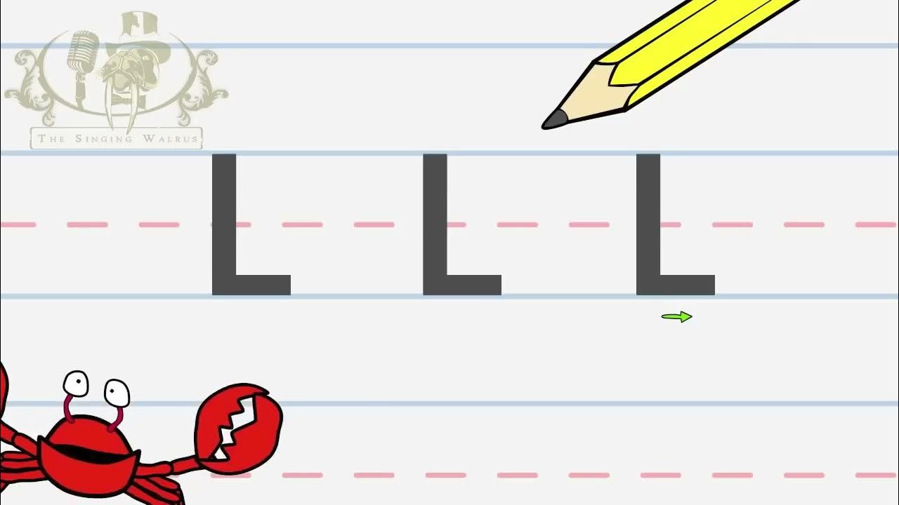 Learn to Write the Letter L: Fun Alphabet Lesson for Kids with The ...
