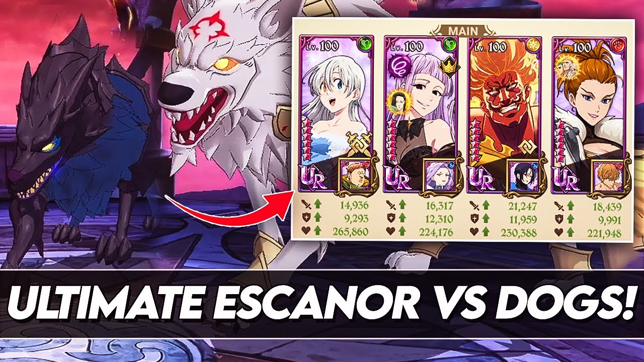 ULTIMATE ESCANOR NEW BEST DPS SKOLL & HATI DEMONIC BEAST!!! (Demonic ...