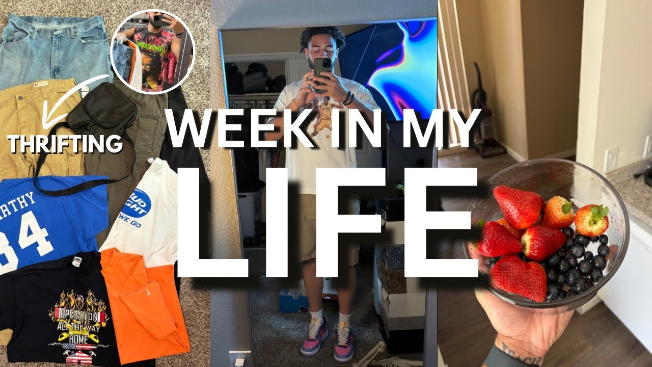 CALM WEEK IN MY LIFE | Thrifting | Workouts | Food - YouTube