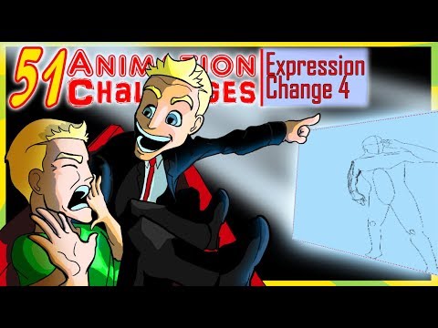 51 Animation Challenge : Expression Change 4 - YouTube