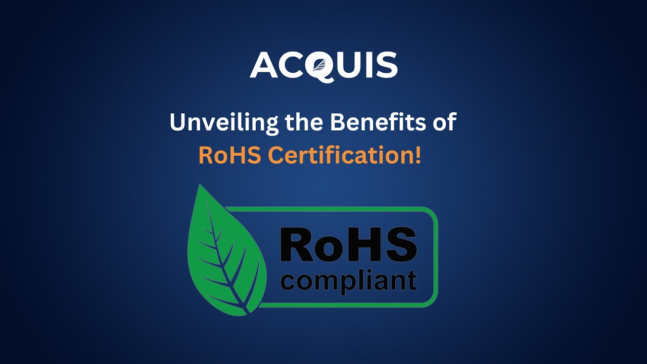 Unveiling the Benefits of RoHS Certification! - YouTube