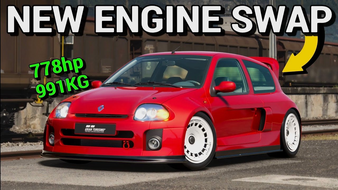 The Renault Clio V6 Gets a NEW Rally Engine Swap! | Gran Turismo 7 ...