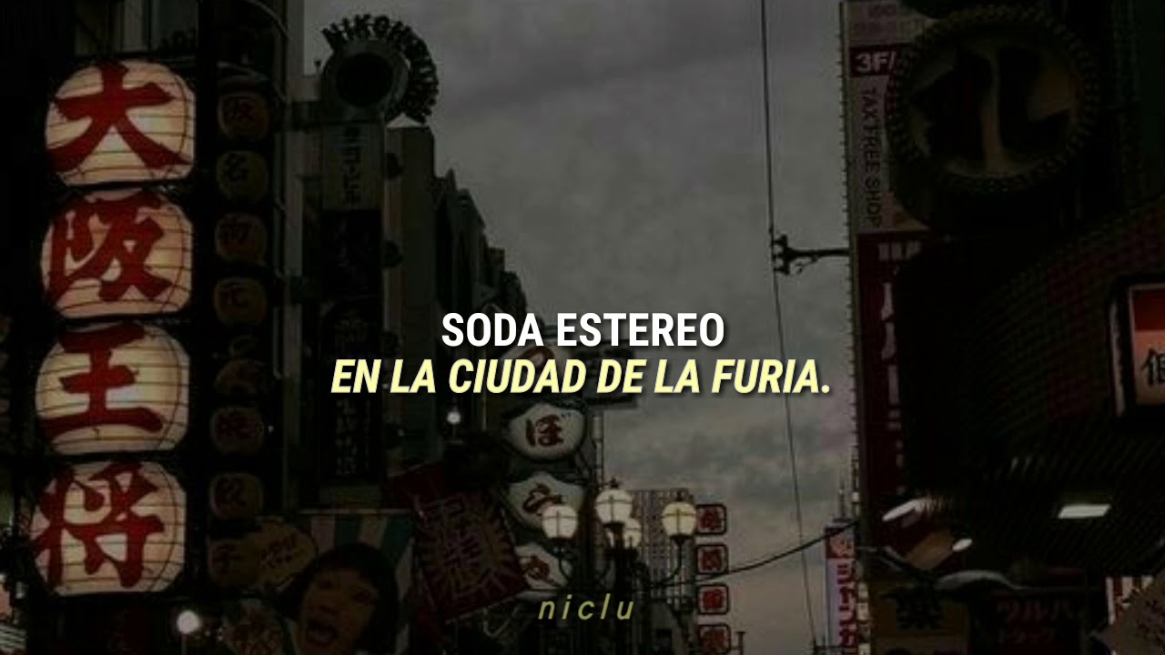 soda estereo - en la ciudad de la furia \\「 letra 」 - YouTube Music