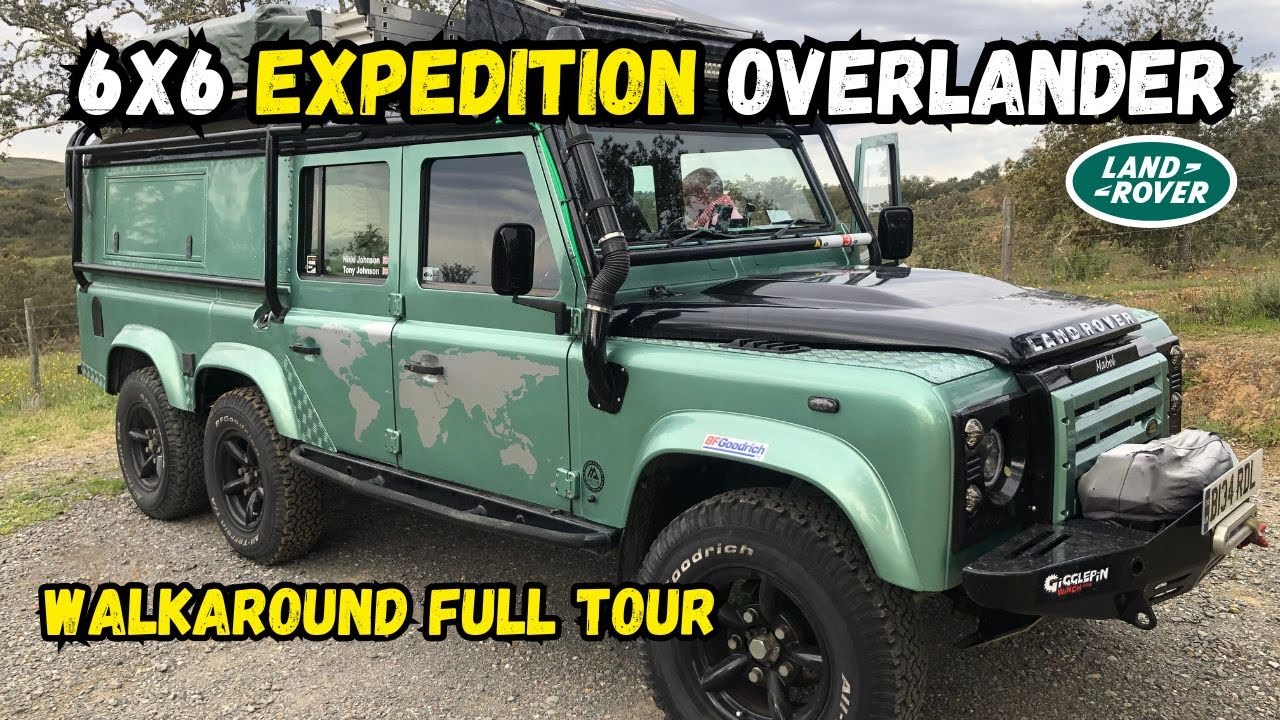6x6 Land Rover Defender Overlander Walkaround | The Grand Rover Voyager ...