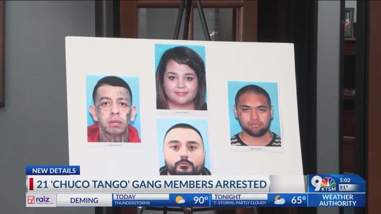 21 'Chuco Tango' gang members arrested in El Paso - YouTube