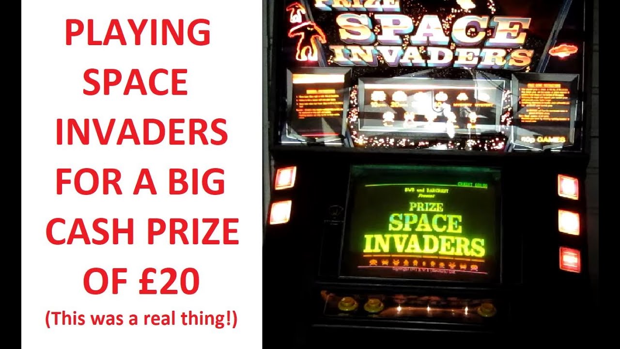 Big Cash Prizes Playing..... BWB's Prize Space Invaders - YouTube