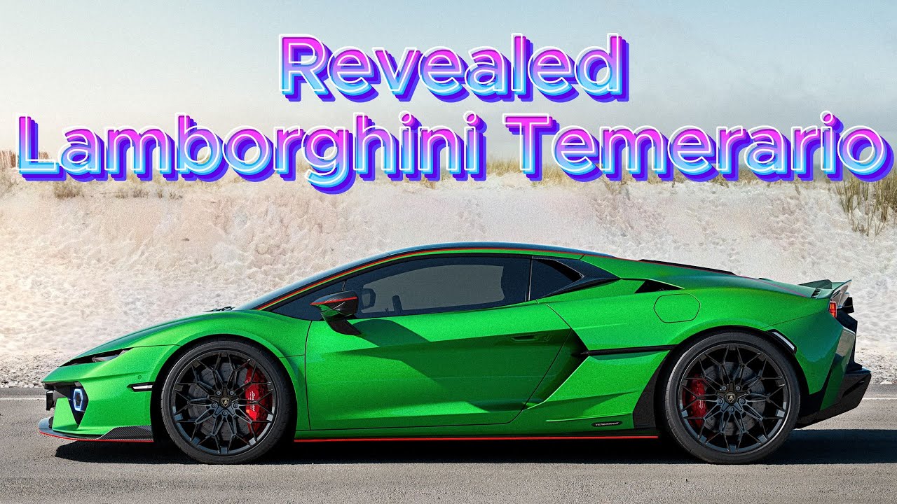 Temerario Revealed: New Lamborghini Temerario First Look - YouTube