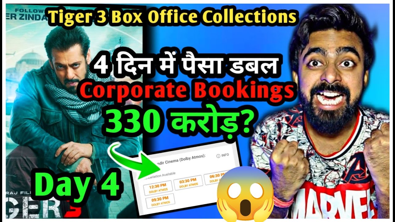 Tiger 3 Box Office Collections | Tiger 3 Box Office Collection Day 4 ...