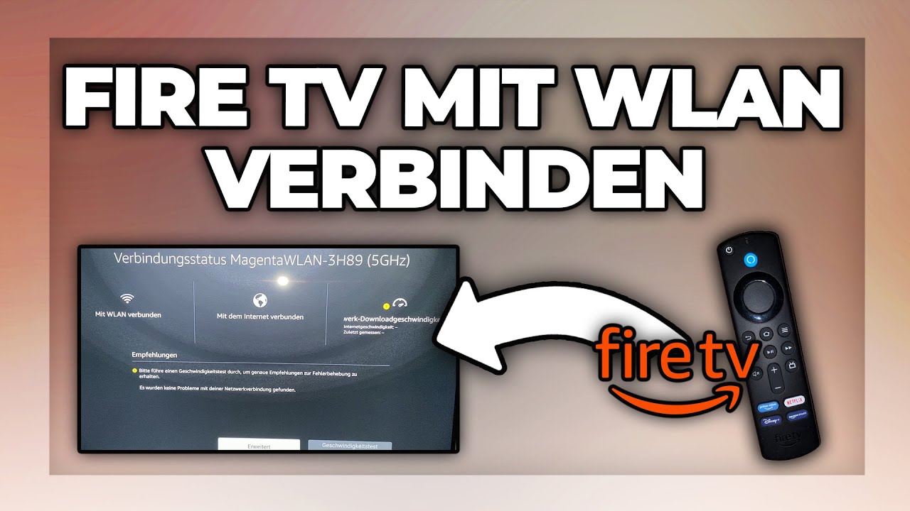 Fire TV Stick mit WLAN verbinden - Internet geht nicht beheben - YouTube