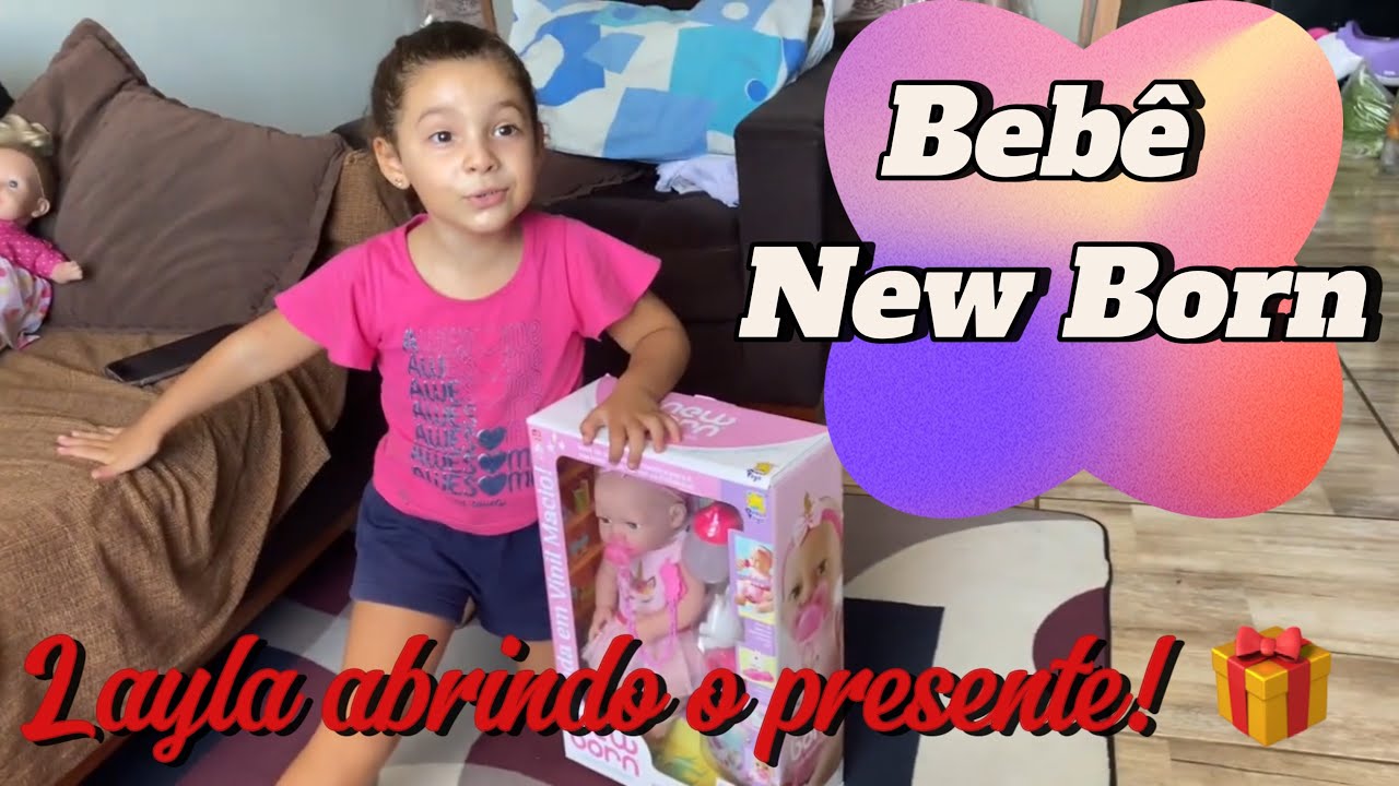 Layla ganhou uma bebê newborn 🥰 - YouTube