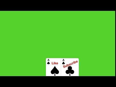 Free Green Screen: Playing cards, like & subscribe. Link to download in ...