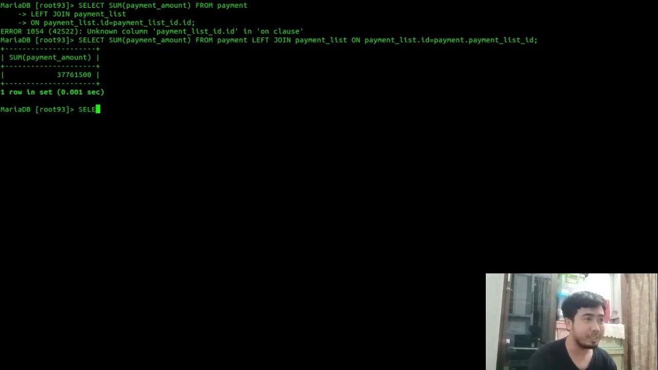 MySQL SUM dengan LEFT JOIN - YouTube