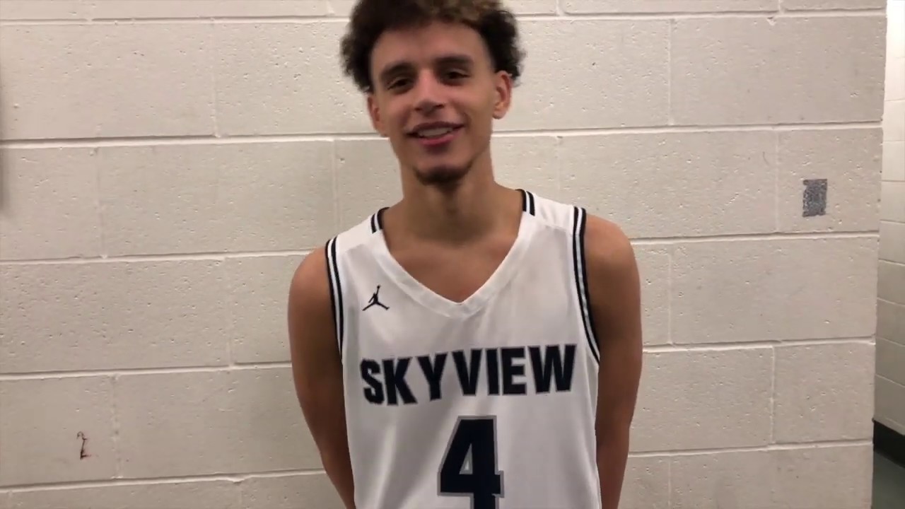 Squeeky Johnson speaks after Skyview win - YouTube