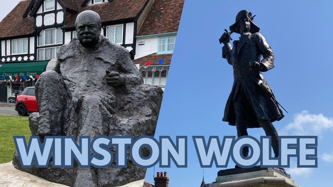 Hiking around Westerham in Kent, UK with Winston (Churchill) and (James ...