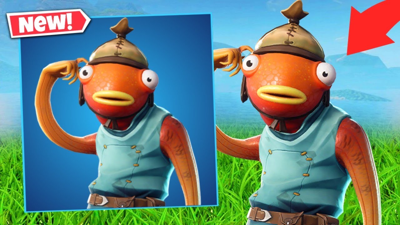 Le NOUVEAU skin POISCAILLE sur Fortnite! (Gameplay) - YouTube