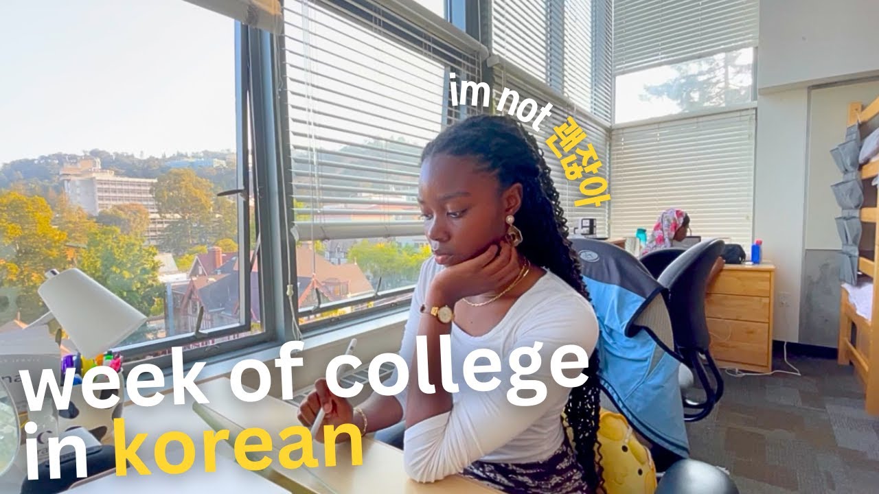 surviving COLLEGE in 한국어?? 🇰🇷 | ENG/KOR - YouTube
