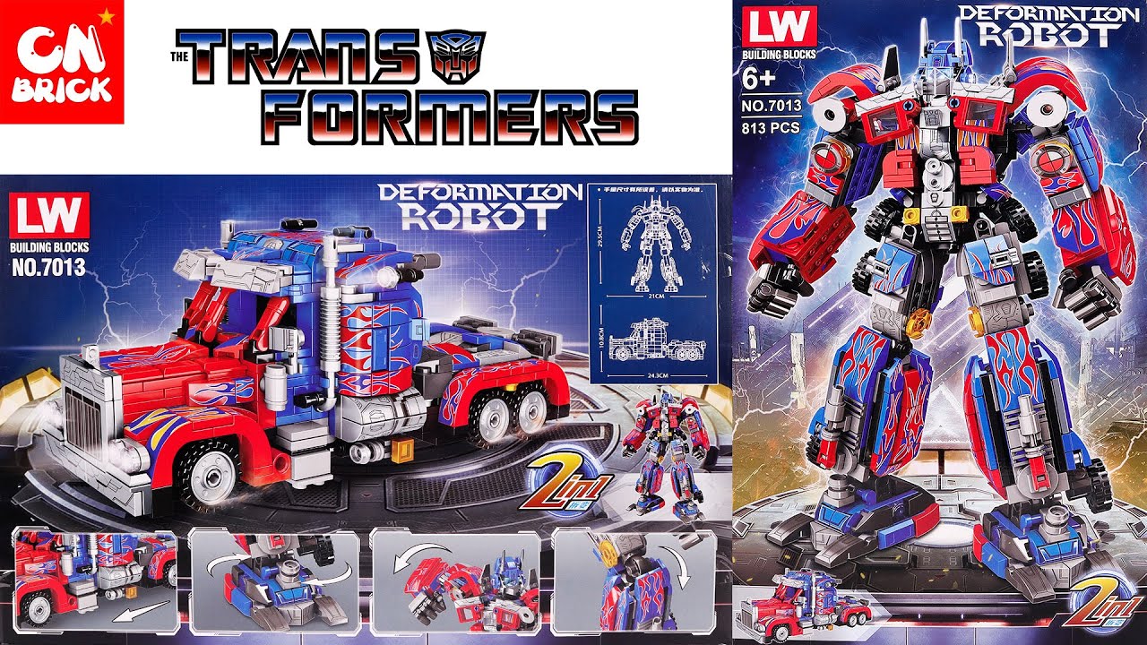 LEGO OPTIMUS PRIME TRANSFORMERS LW7013 Unofficial LEGO SPEED BUILD ...