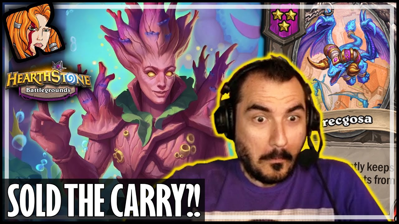 GIANT DIVINE TARECGOSA? SELL IT! - Hearthstone Battlegrounds - YouTube