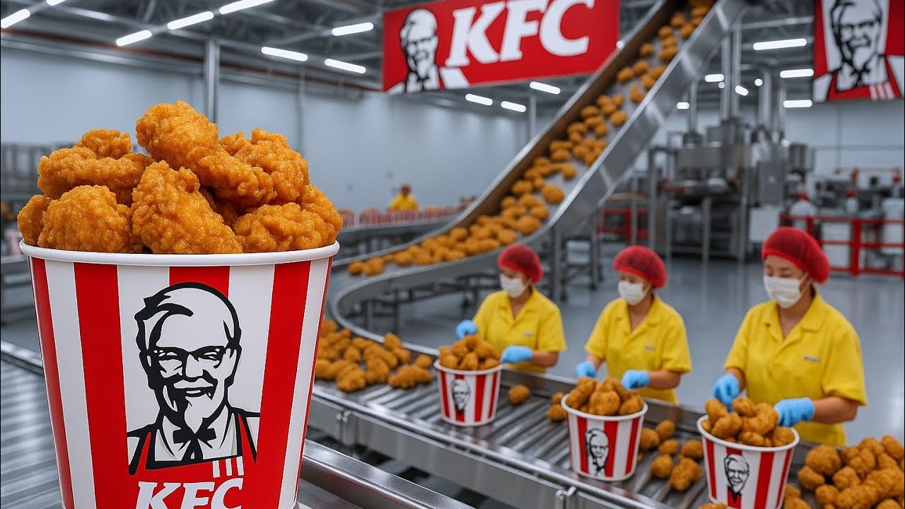 Inside the KFC Chicken Factory – Full Process Revealed - YouTube