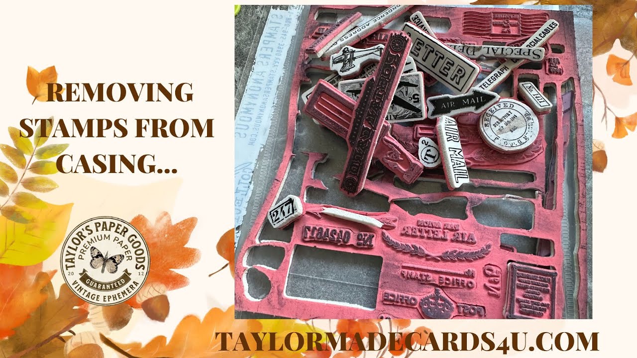 Stamp Cleaning and Storing - YouTube