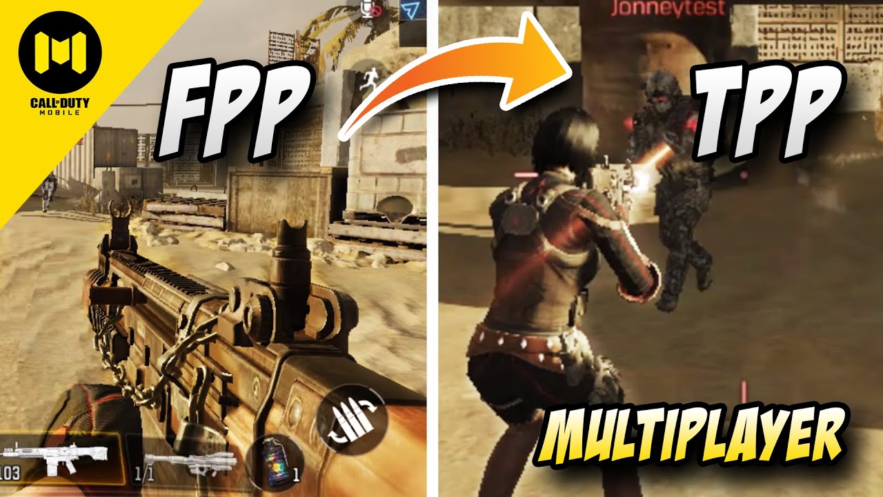 How To Play Call Of Duty Mobile Multiplayer In Tpp mode | How to change FPP to TPP Trick | Hindi ...