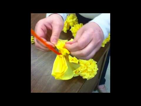 Day Of The Dead Tissue Paper Flowers - YouTube