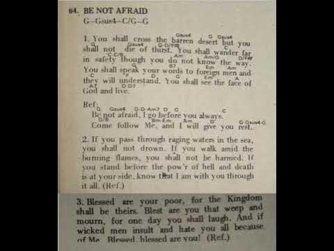 Be Not Afraid - Bob Dufford | Communion (w/ 2nd voice) - YouTube