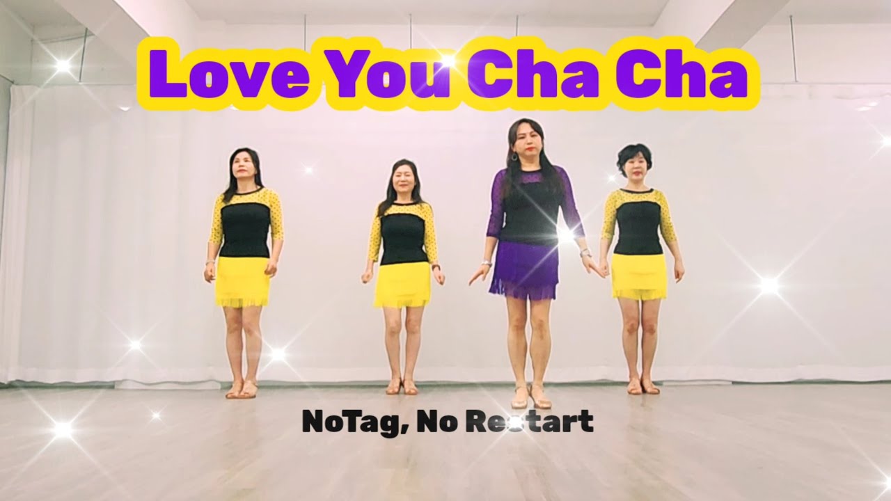 Love You Cha Cha/Beginner/러브유 차차/초급라인댄스 - YouTube