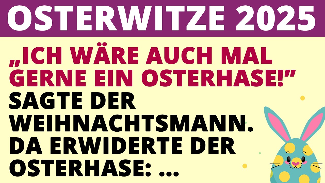 TOP 10 Witze zu Ostern | Die besten Osterwitze 2025 - YouTube