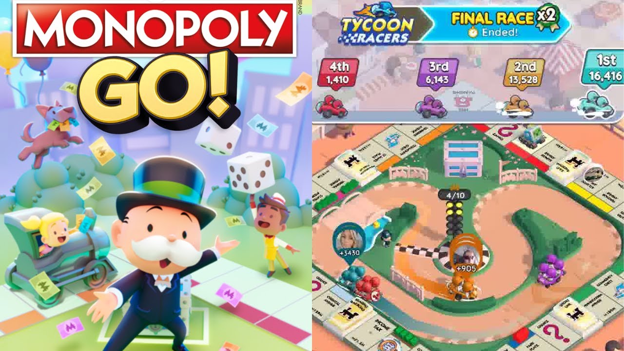 Monopoly Go! Tycoon Racers Taking 1st - YouTube