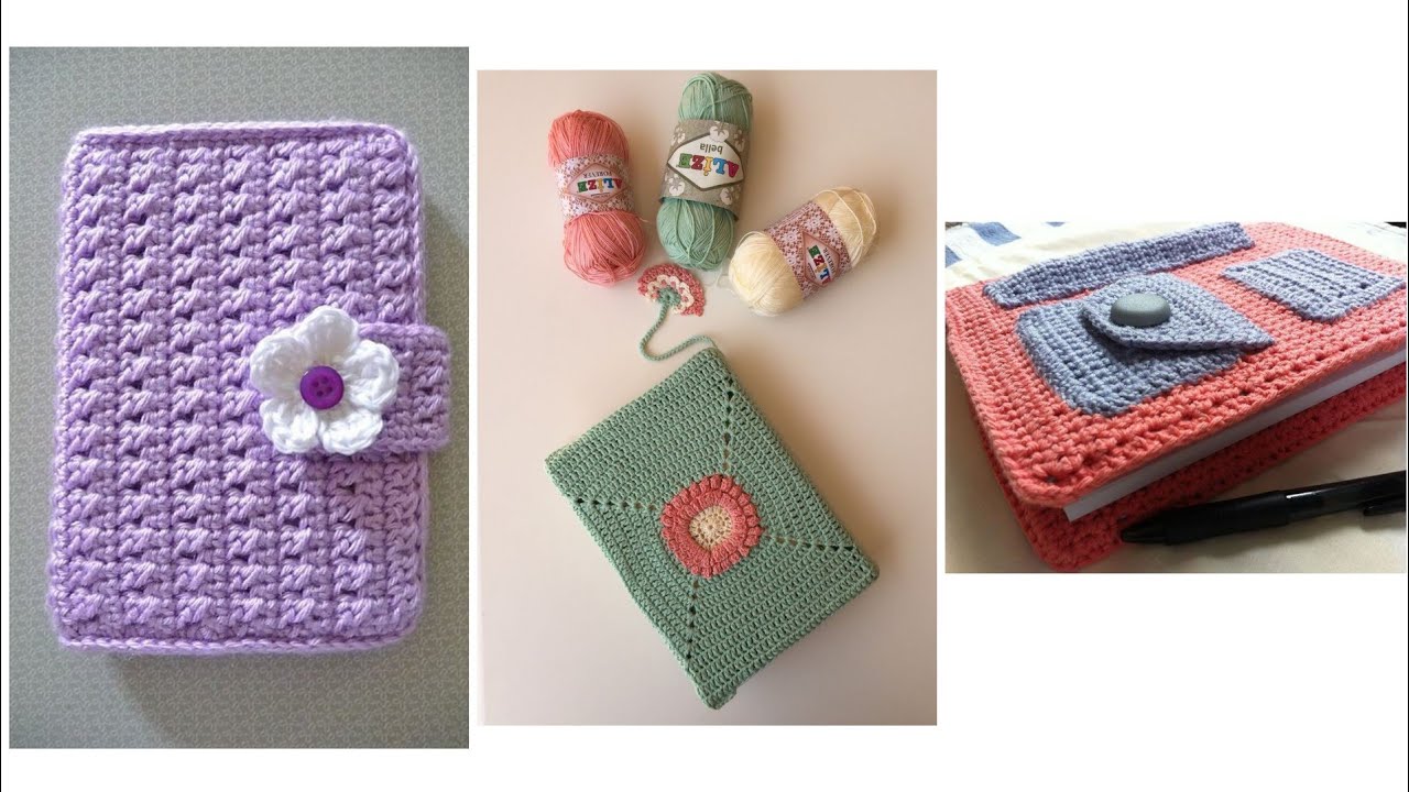 Short video# how to crochet holy book cover// crochet book case ...