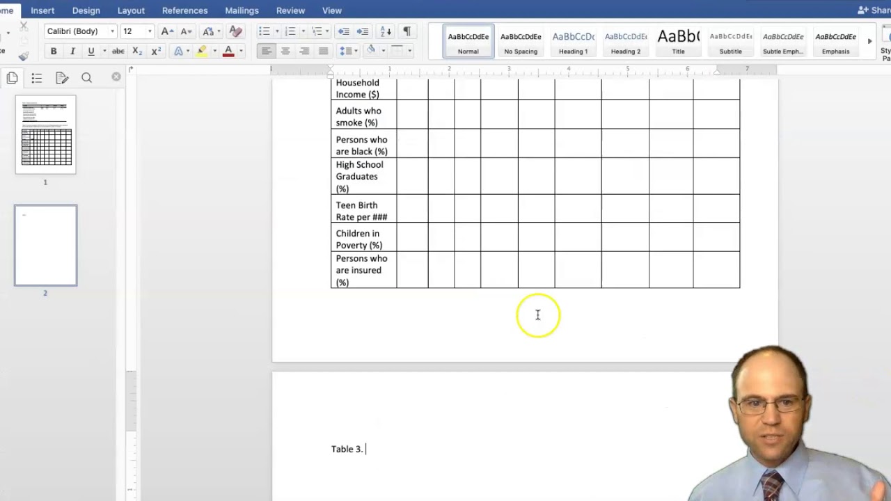 R Studio - Wk3- Vid8 - Making Tables for Papers w/Stat Output for ...