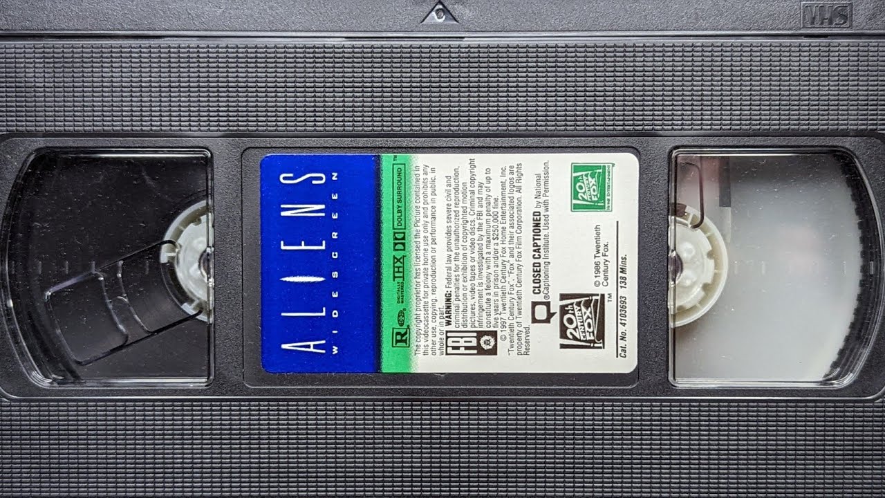 Aliens (Widescreen Edition) VHS Pre-Show - YouTube