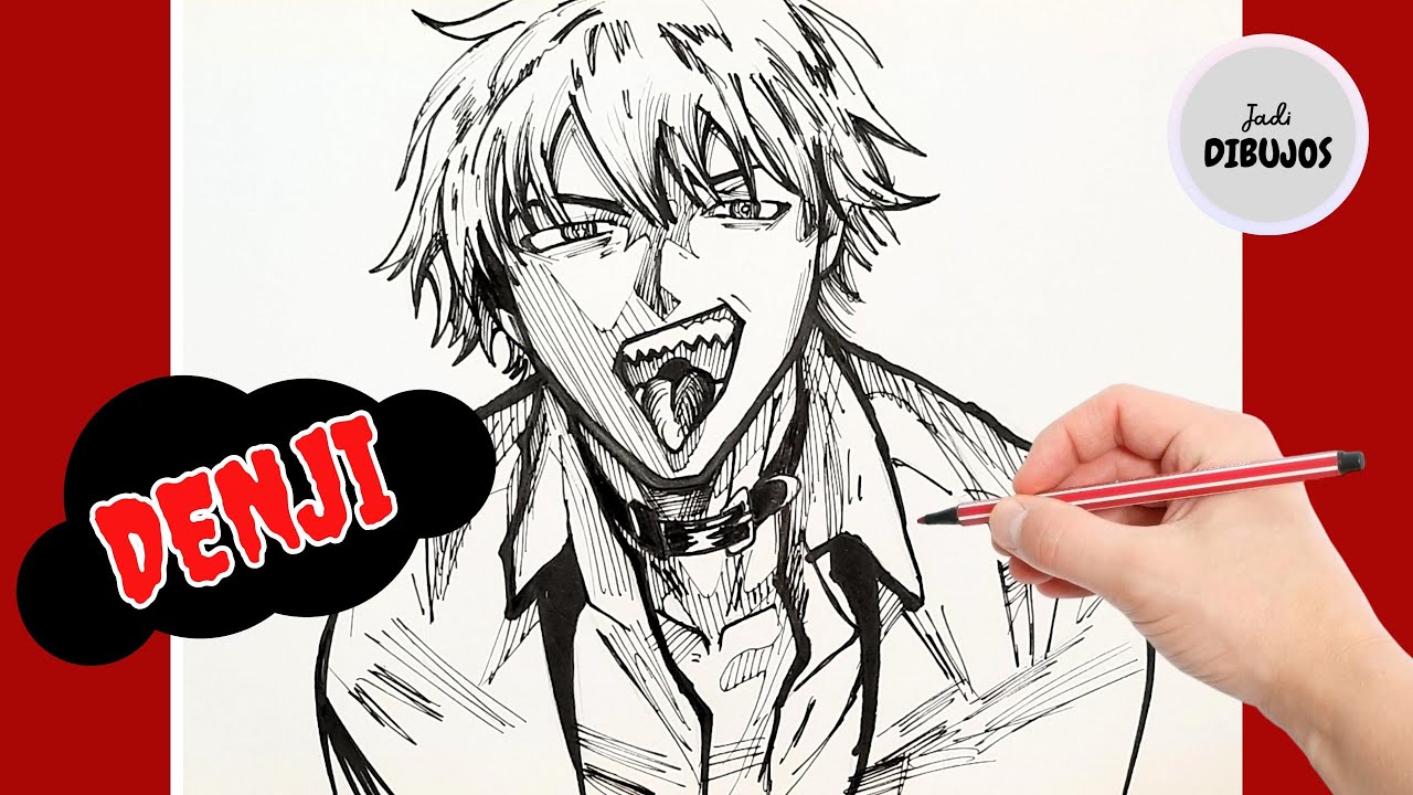 Cómo dibujar a DENJI de CHAINSAW MAN 🇯🇵♥️ | How to draw DENJI from ...