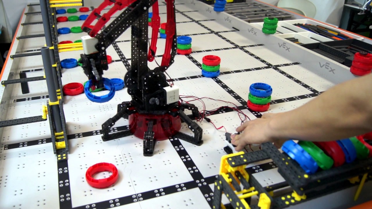 VEXIQ ringmaster with VEX robot arm [LEVEL 1] - YouTube