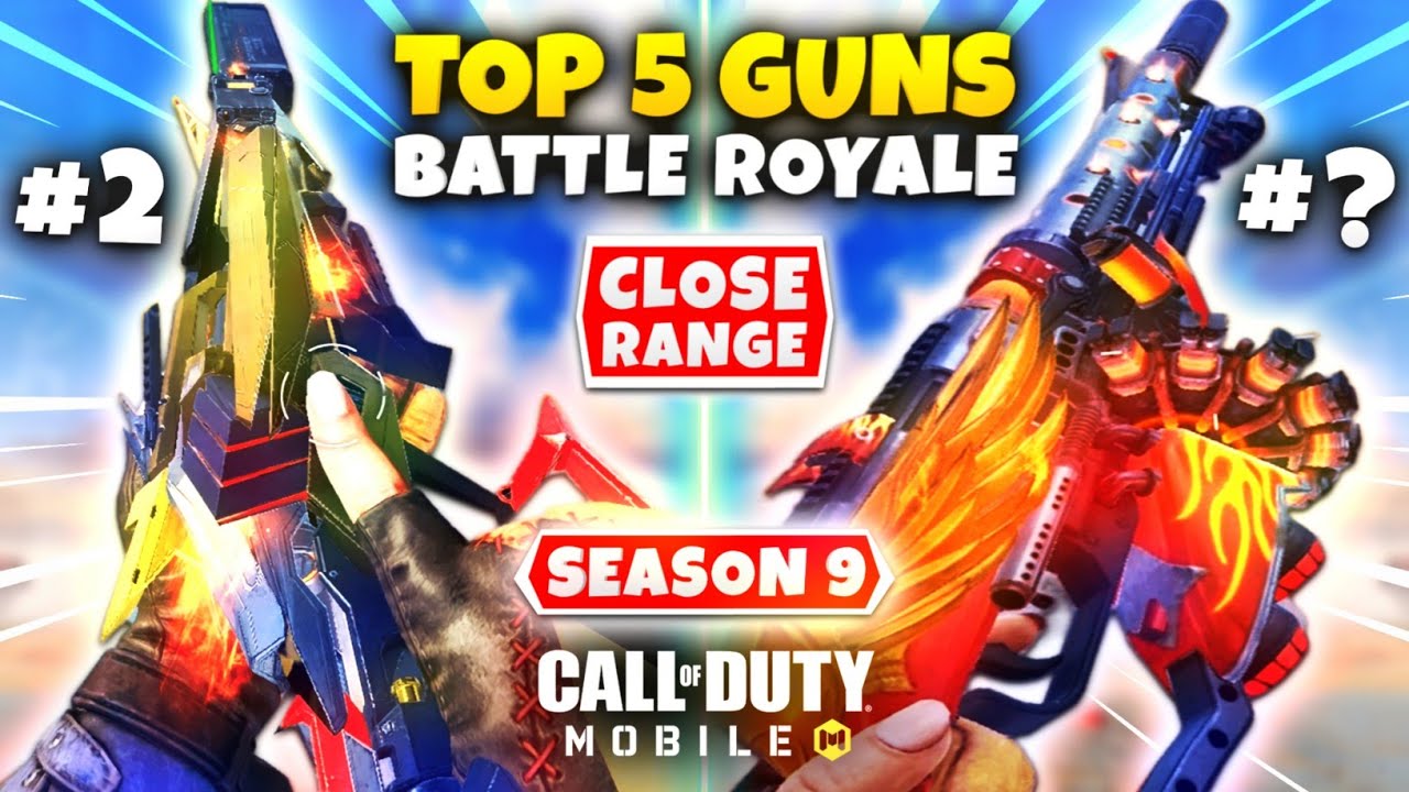 Top 5 Best CLOSE RANGE Guns In Battle Royale | COD Mobile | BEST ...