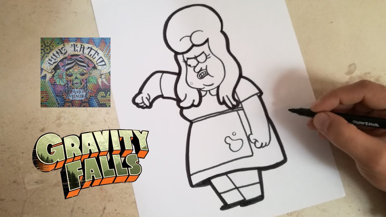 COMO DIBUJAR A LINDA SUSAN - GRAVITY FALLS / how to draw lazy susan ...