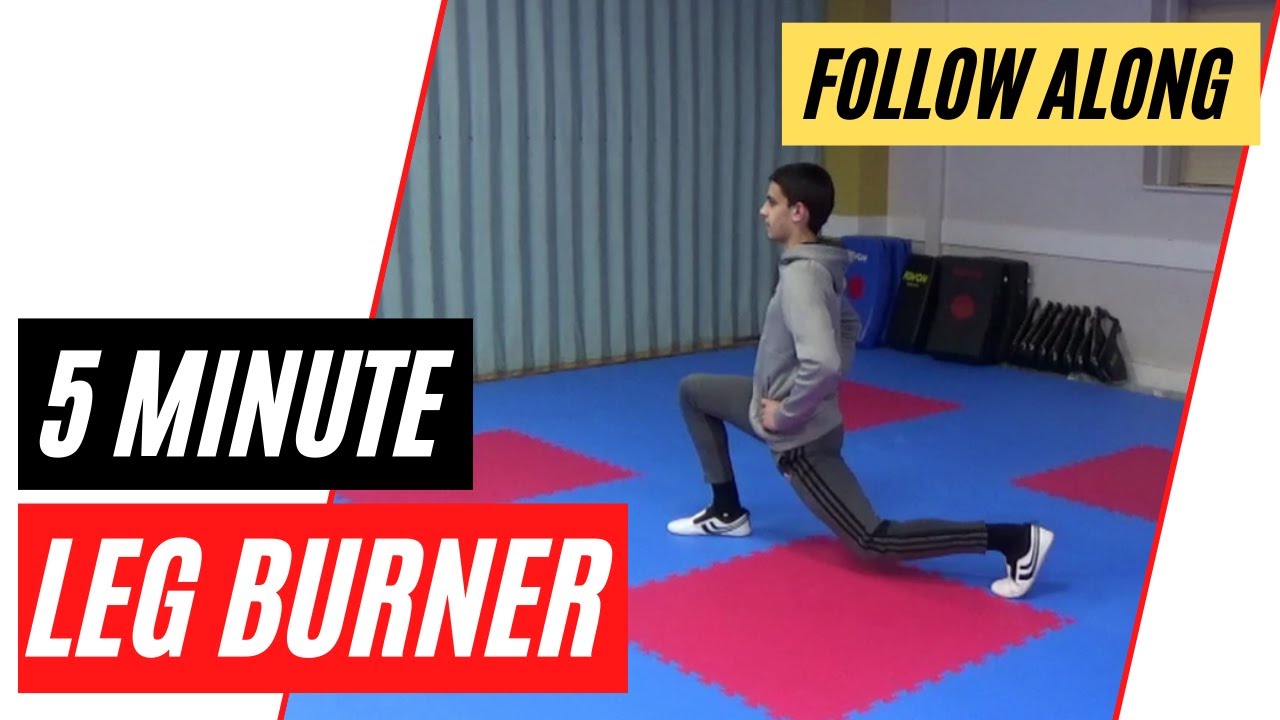 5 Minute Leg Workout [Follow Along] - YouTube