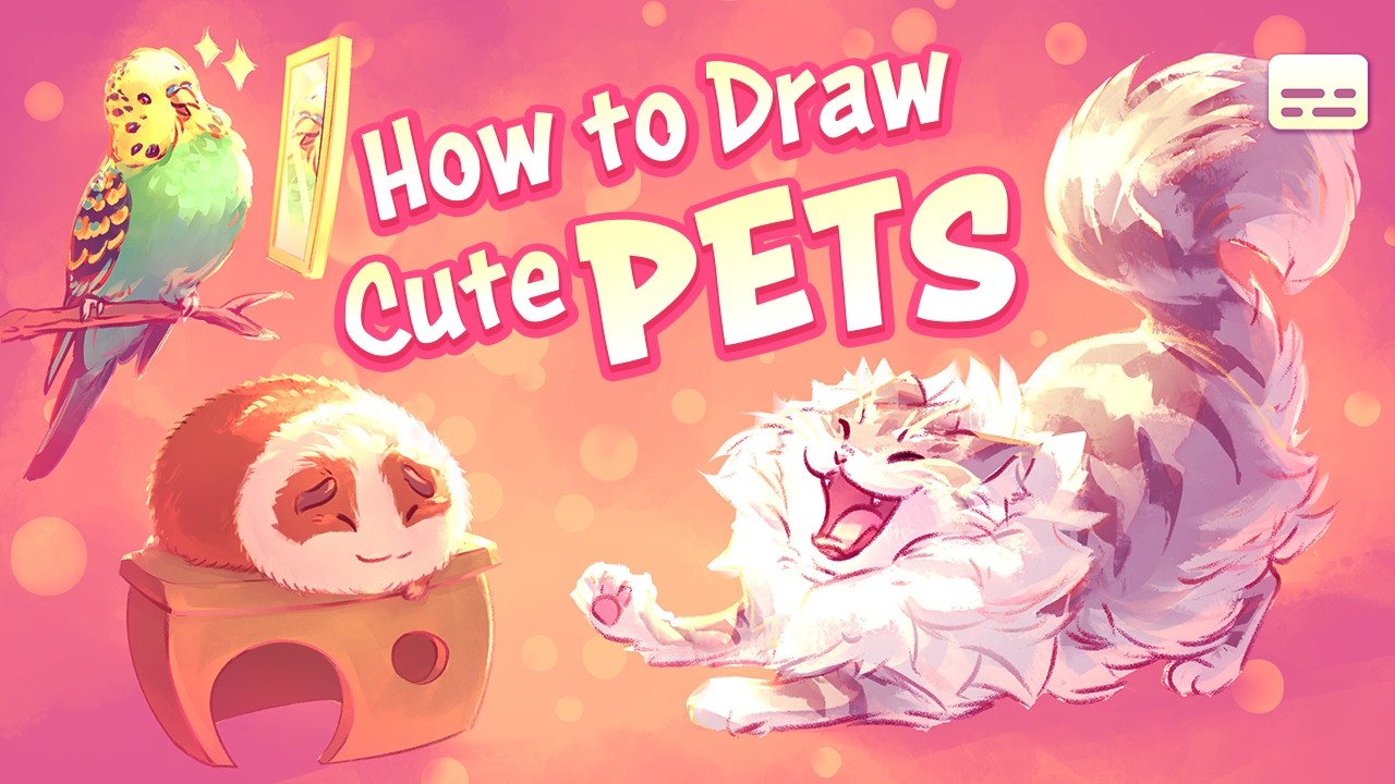 How to Draw Cute PETS with Personality Easily! in Clip Studio Paint ...