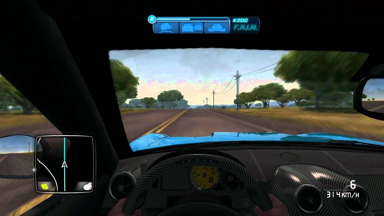 TDU2 Ferrari 599 GTO Top Speed! 1080P HD - YouTube