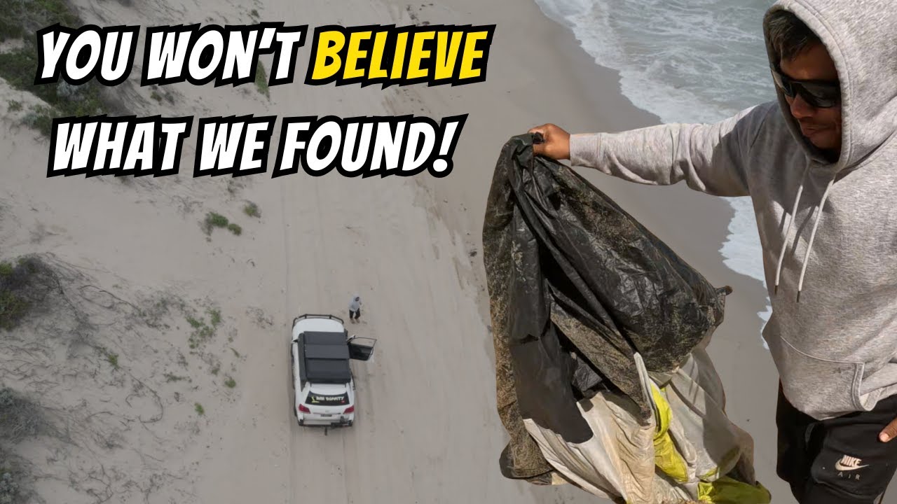 Shocking What We Found! Beach Clean Up + 4WD Mission - YouTube