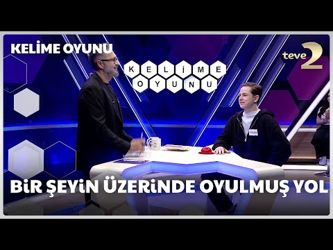 Bir şeyin üzerinde oyulmuş yol | Kelime Oyunu
